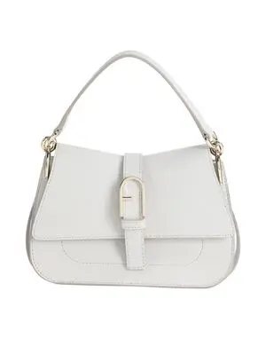 Furla Flow Mini Top Handle Handbag - Off White
