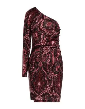 Etro Mini Paisley-print One-shoulder Bodycon Dress