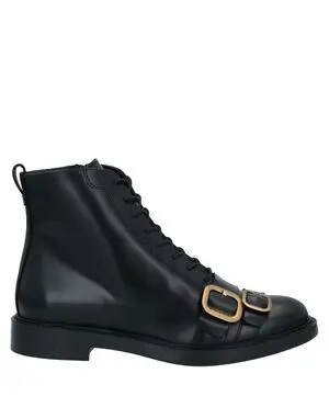 TOD'S Leather Ankle Boots - Black