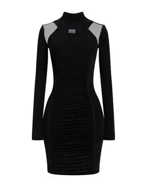 Versace Mini Dress Viscose Elastane Polyamide - Black