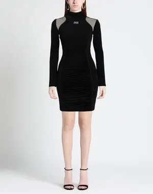 Versace Mini Dress Viscose Elastane Polyamide - Black