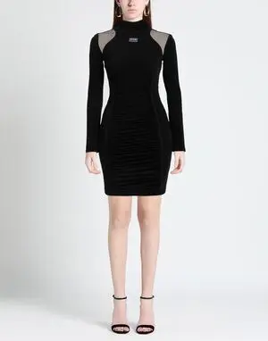 Versace Mini Dress Viscose Elastane Polyamide - Black
