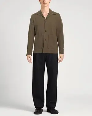 PAOLO PECORA Jacket Size Viscose, Polyamide, Elastane - Green