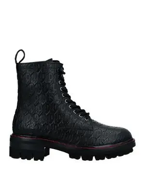 Dsquared2 Ankle Boots Size Calfskin - Black