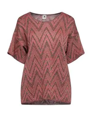 Missoni M MISSONI Printed Knit Sweater Magenta