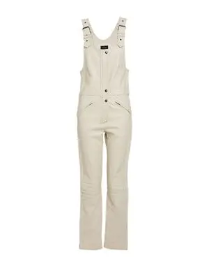 Isabel Marant Jumpsuit In Lambskin - Off White