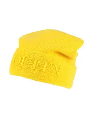 Alexander McQueen Cashmere Blend Beanie Yellow