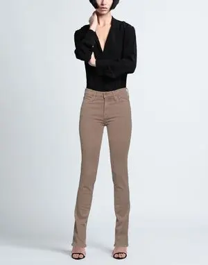 MOTHER Flared High-waisted Jeans - Beige
