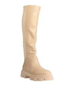 GIA BORGHINI Leather And Textile Fiber Boots