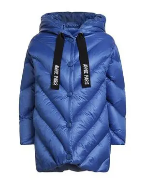 ANNIE PARIS Quilted Puffer Jacket Blue