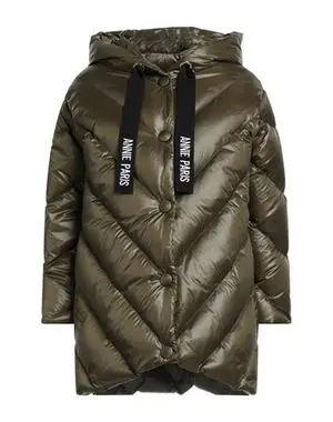 ANNIE PARIS Quilted Puffer Jacket - Green