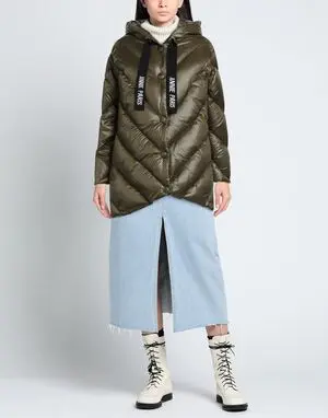 ANNIE PARIS Quilted Puffer Jacket - Green