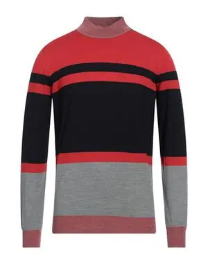 SVEVO Striped Wool Turtleneck