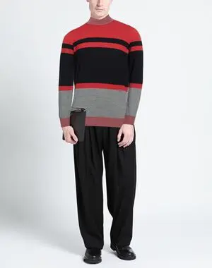SVEVO Striped Wool Turtleneck