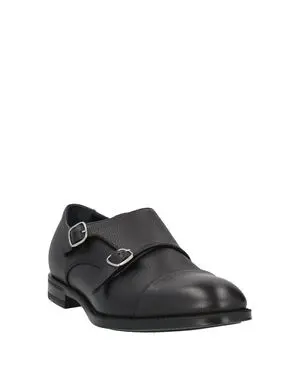 DOUCAL'S Leather Monk Strap Loafers