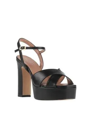 BALDININI Leather Sandals - Black