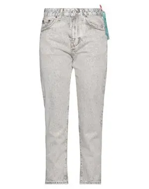 OFF-WHITE™ Straight-leg Jeans - Light Grey