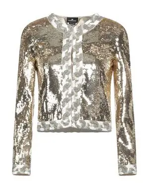Elisabetta Franchi Elisabetta Franchi Jacket With Appliqués Grey