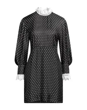 Sandro Mini Dress With Polka Dot Pattern And Turtleneck