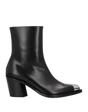 Alexander McQueen Ankle Boots With Geometric Heel
