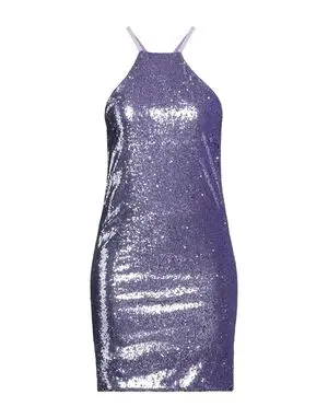 Attico Sequin Mini Dress - Purple