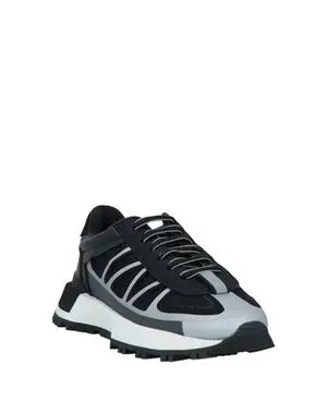 MAISON MARGIELA Sneakers In Leather And Textile Fibers - Black