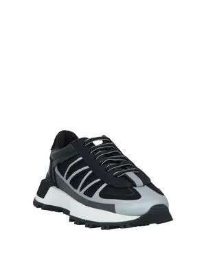 MAISON MARGIELA Sneakers In Leather And Textile Fibers - Black