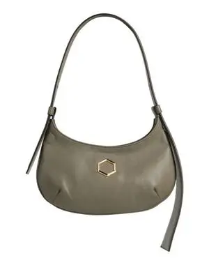 HIBOURAMA Leather Hobo Bag - Green