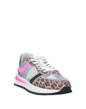 Philippe Model Leather Sneakers - Silver