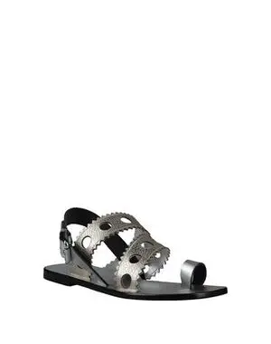 POLLINI Leather Thong Sandal