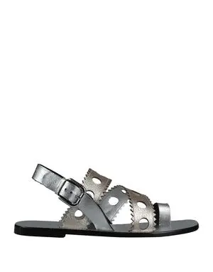 POLLINI Leather Thong Sandal