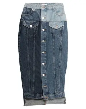 Red Valentino Denim Pencil Skirt