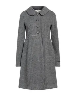 EMMA & GAIA Wool Blend Coat - Grey
