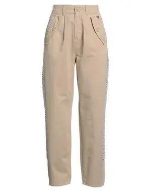 TWINSET Straight-leg Gabardine Pants - Beige