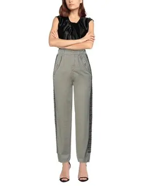 TWINSET Straight-leg Gabardine Pants - Green