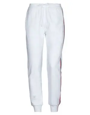 Thom Browne Woman Pants White Size 2 Cotton, Elastane White