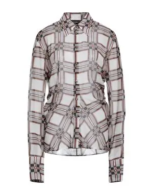 Dsquared2 Multicolor Crepe Shirt - Grey