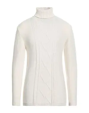 Roberto Cavalli Turtleneck Knit Top White