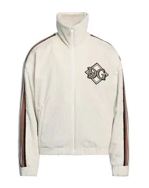 Dolce & Gabbana Corduroy Bomber Jacket - White