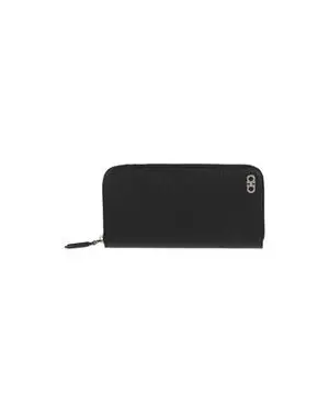 FERRAGAMO Document Holder Soft Leather - Black