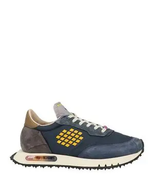 BEPOSITIVE Sneakers Midnight Size Soft Leather, Textile Fibers - Blue