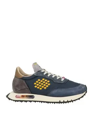 BEPOSITIVE Sneakers Midnight Size Soft Leather, Textile Fibers - Blue