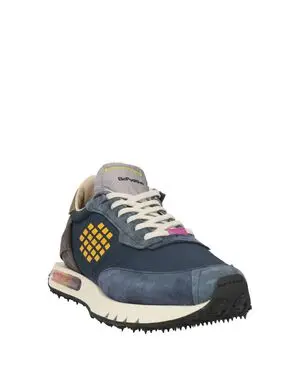 BEPOSITIVE Sneakers Midnight Size Soft Leather, Textile Fibers - Blue
