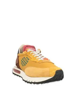 BEPOSITIVE Soft Leather And Textile Fiber Sneakers