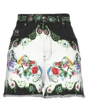 Versace Denim Shorts - White