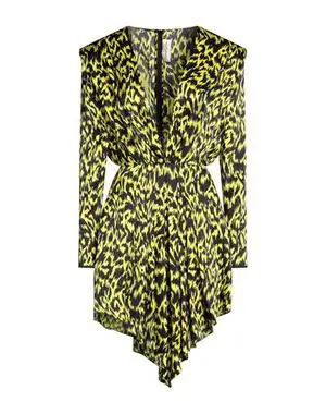 Alexandre Vauthier Asymmetric Silk Mini Dress