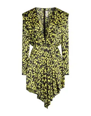 Alexandre Vauthier Asymmetric Silk Mini Dress