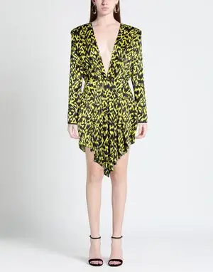Alexandre Vauthier Asymmetric Silk Mini Dress