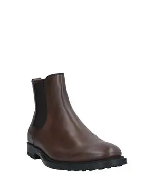 TOD'S Leather Chelsea Boots - Brown