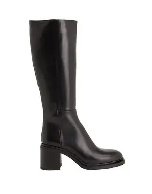 8 BY YOOX Light Calfskin Mid-heel Boots